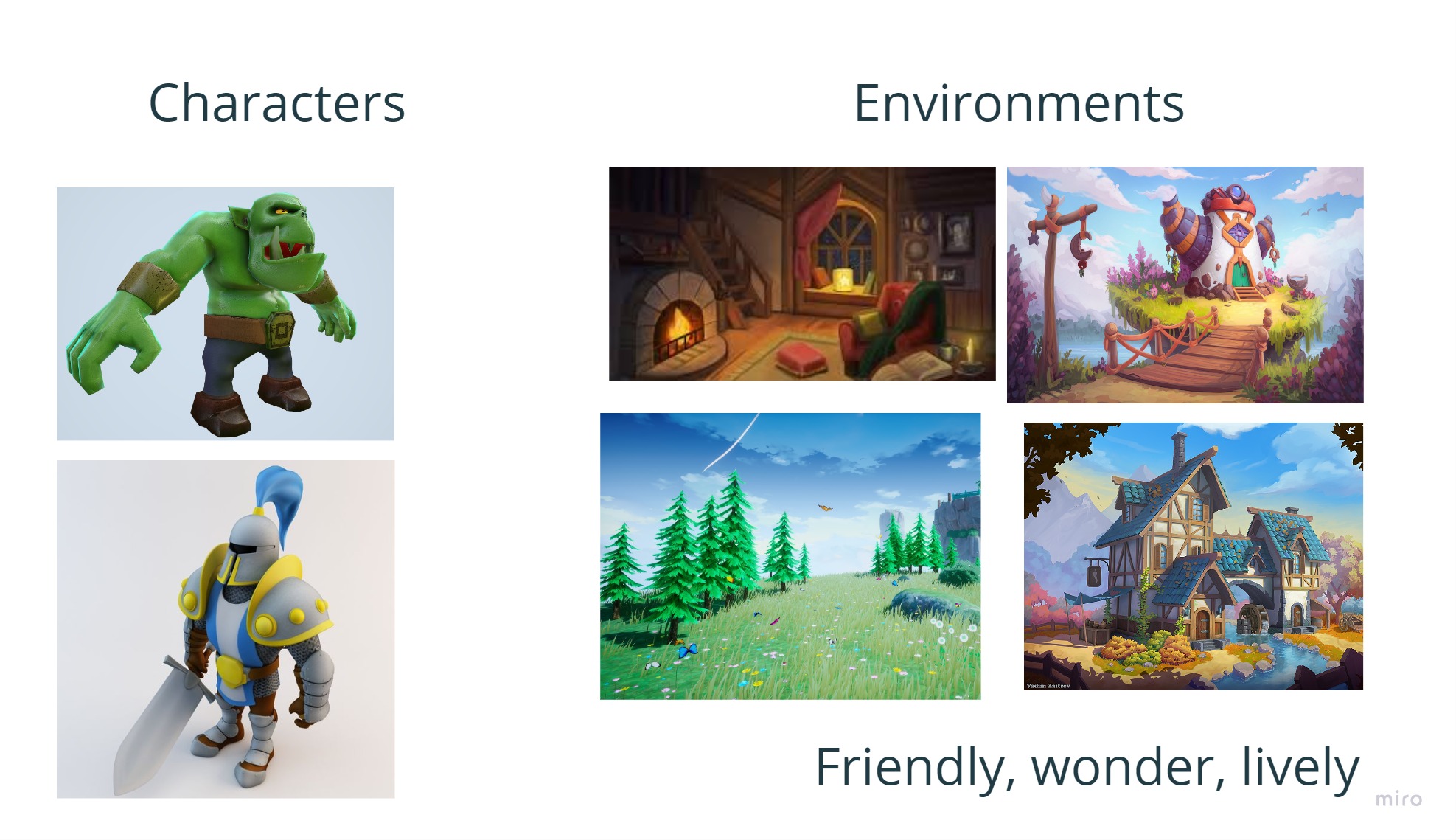 Mood Board - Deliberate Game Design